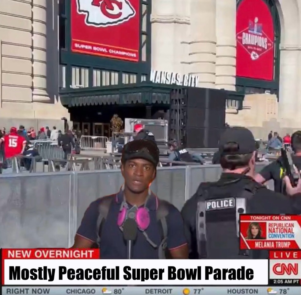 PHOTO Mostly Peaceful Super Bowl Parade Chiefs Parade Meme