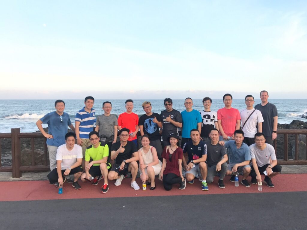 PHOTO Lin Qi With His Co-Workers Offsite 2 Years Before He Was Poisoned