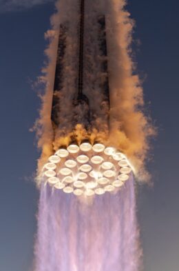 PHOTO View Of Underneath Rocket As It Took Off From SpaceX