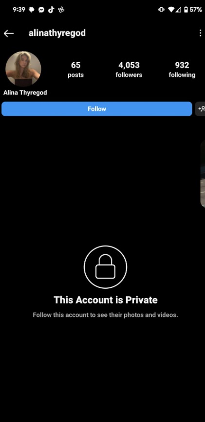 PHOTO Caleb Williams' Blonde Girlfriend's Instagram Account