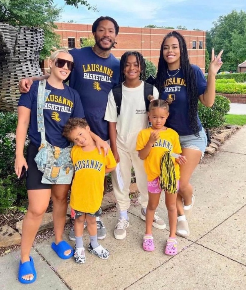 PHOTO Derrick Rose Has Two Wives