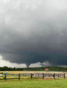 PHOTO Tornado Touching Down In Farmland In Poolesville Maryland