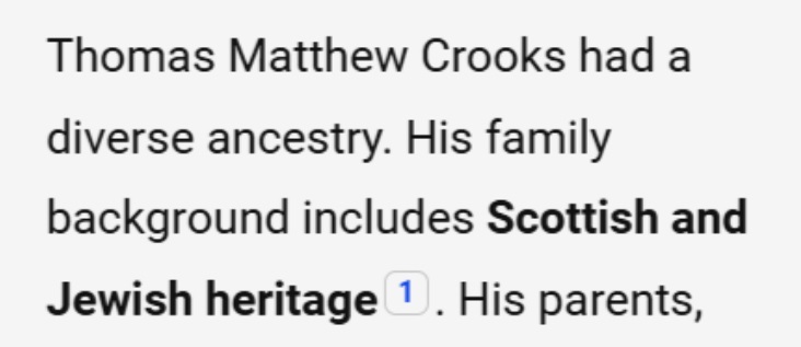 PHOTO Thomas Crooks' Family Background Is Scottish And Jewish