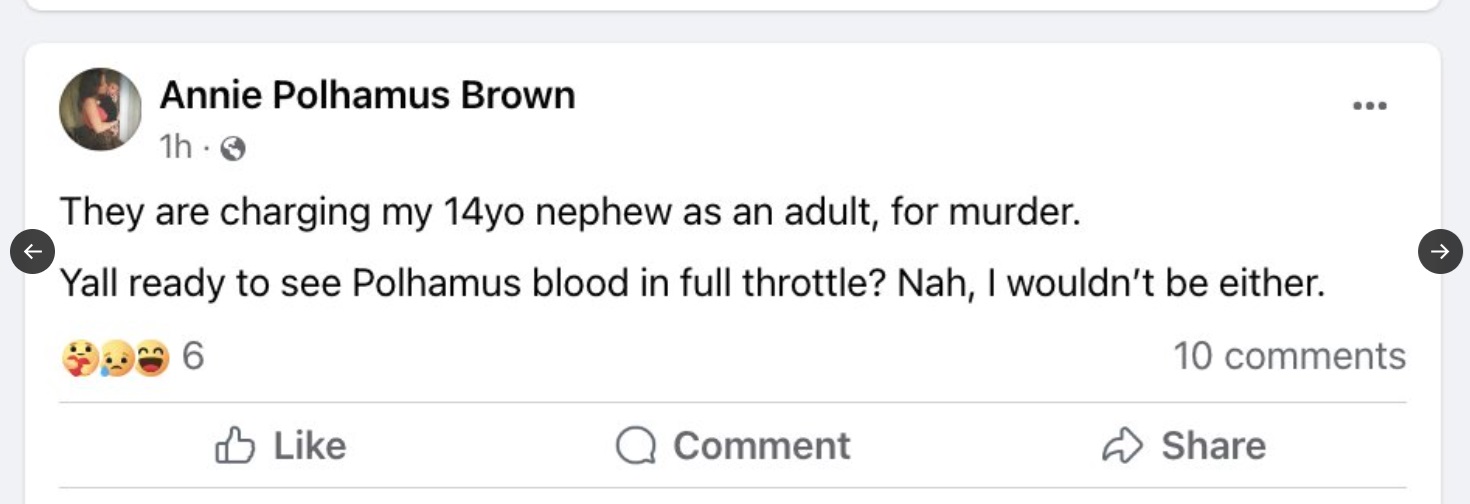 PHOTO All The Juicy Posts From School Shooter Colt Gray's Aunt