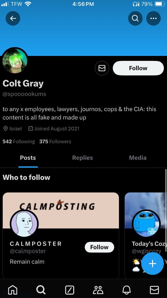 PHOTO Colt Gray Twitter Account Saying Location Is Israel After All ...