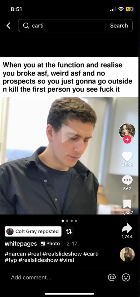 PHOTO Colt Gray Was Obsessed With Reposting Stuff About Brian Kohberger