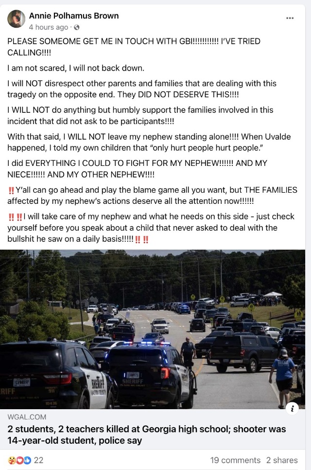 PHOTO Colt Gray's Aunt Posted On Facebook That Colt's Mom Has History ...