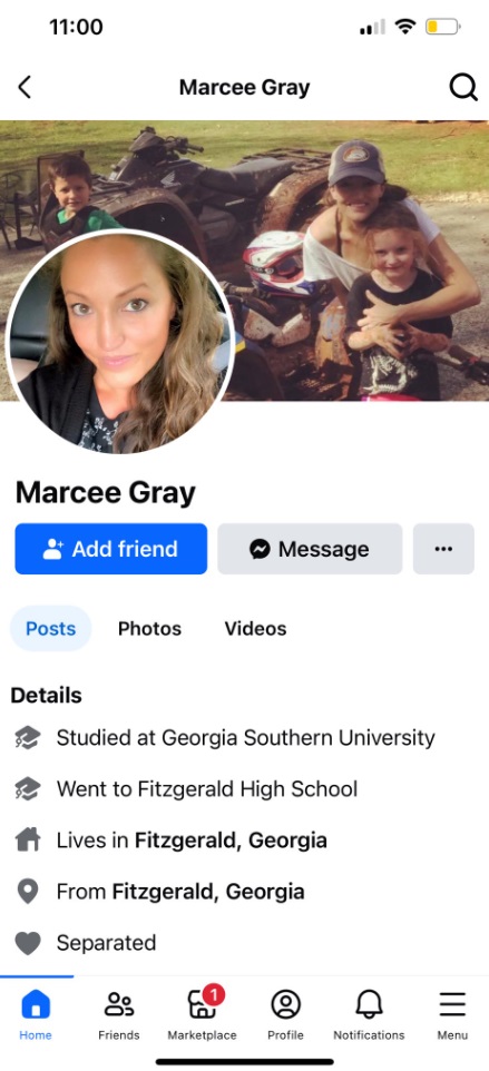PHOTO Colt Grey's Mother Marcee's Facebook Says She's Separated From ...