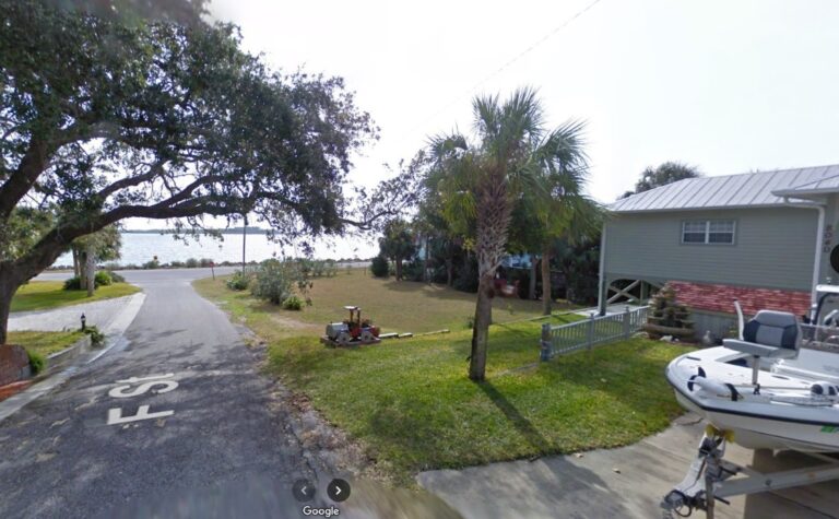 PHOTO Of Damage To Property On F Street In Cedar Key Florida