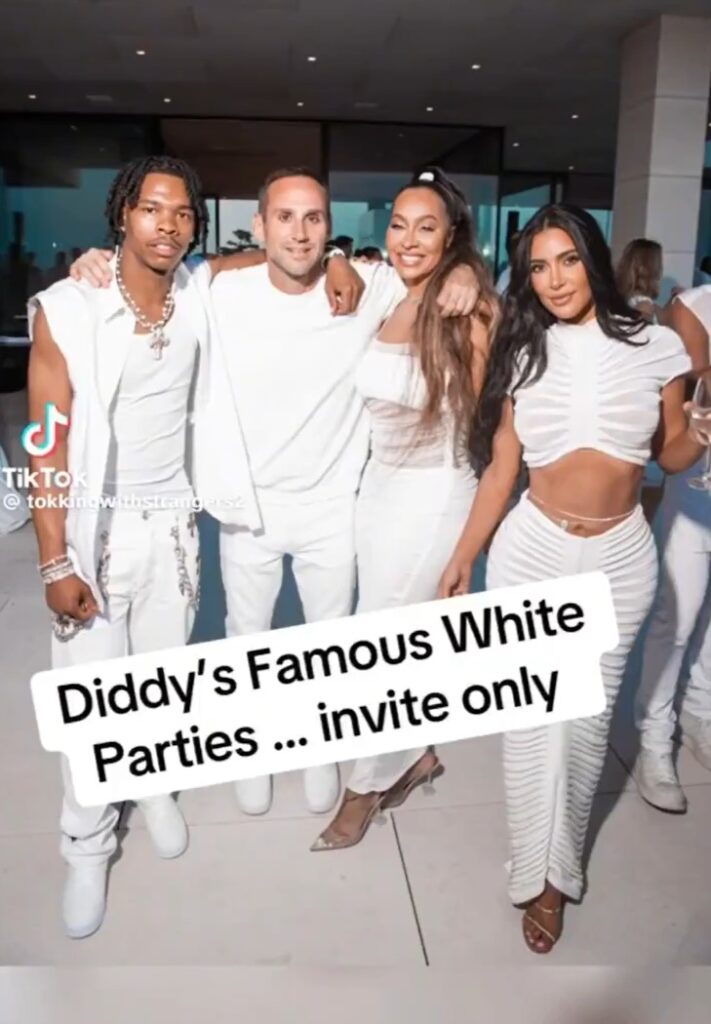PHOTO Kim Kardashian Wearing White A Diddy's Famous Invite Only White ...