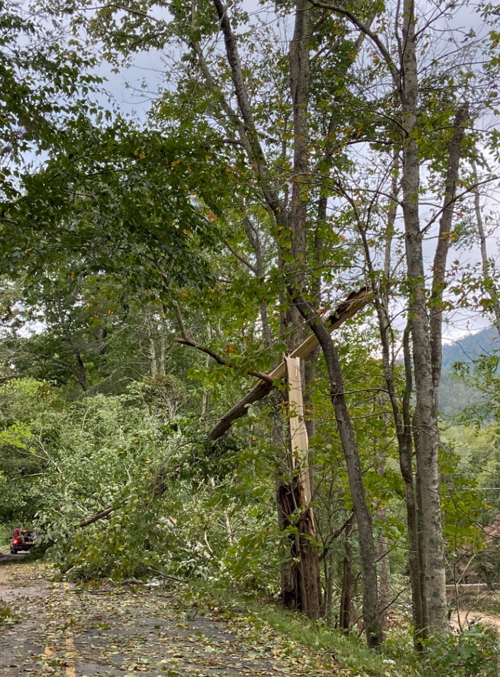 PHOTO Of Unreal Apocalyptic View Of Damage On Bee Tree Road Swannanoa ...