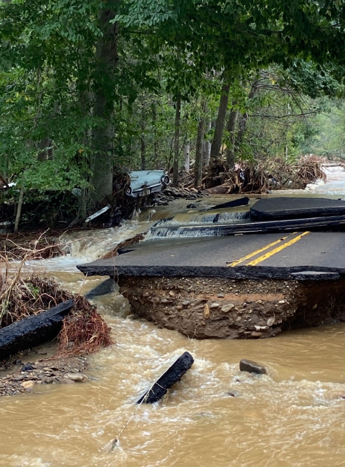 PHOTO Of Unreal Apocalyptic View Of Damage On Bee Tree Road Swannanoa ...