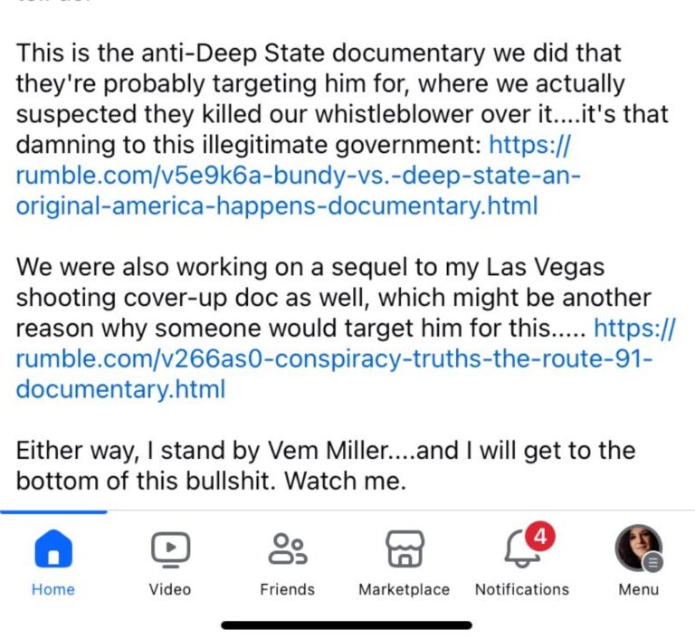 PHOTO Vem Miller's Friend Says He Was Arrested For Exposing The Deep ...