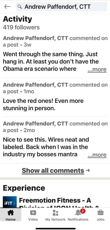 PHOTO Alexander Paffendorf’s Father Andrew’s LinkedIn Shows Extensive ...