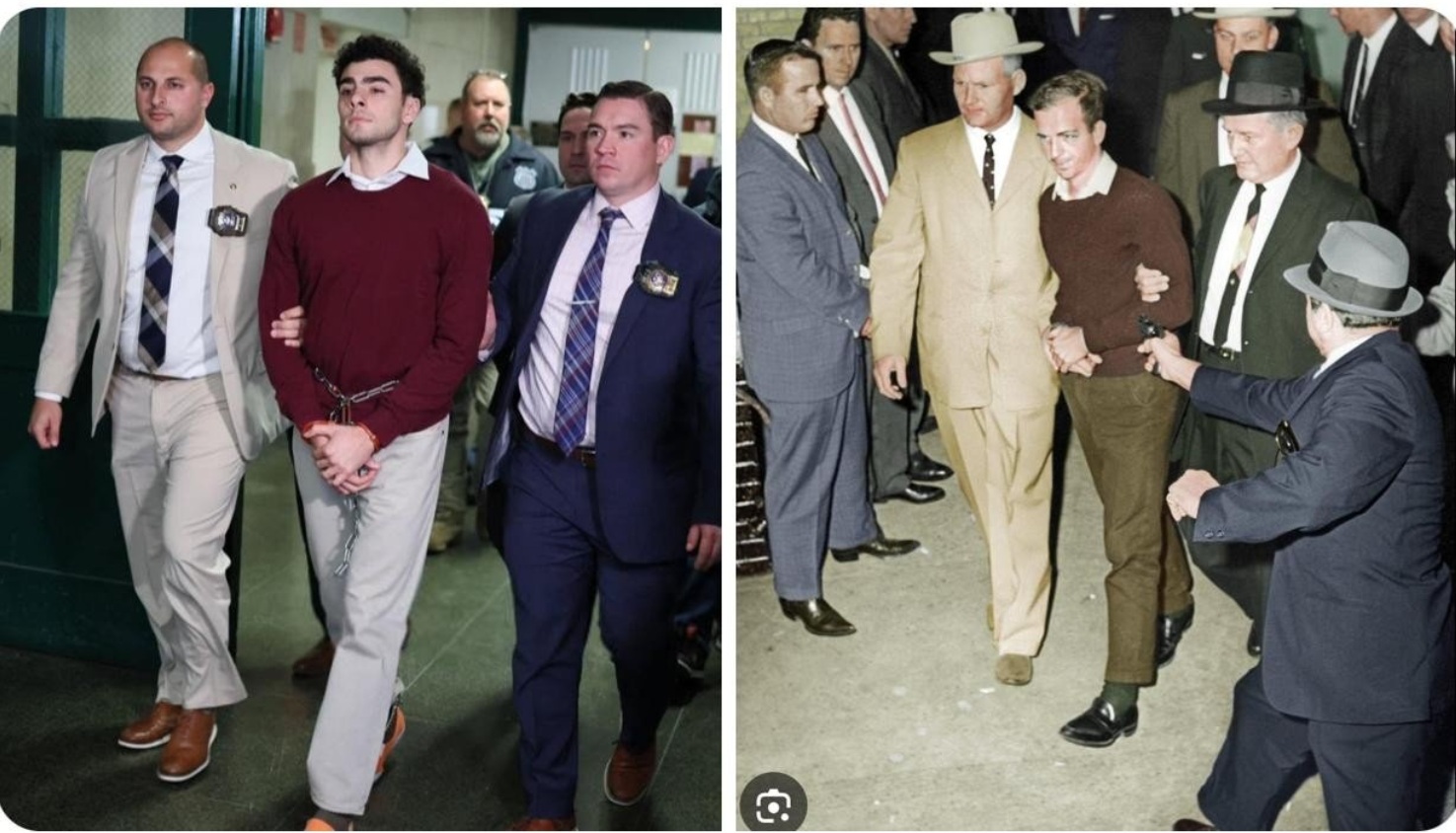 PHOTO Luigi Mangione Wearing Same Type Of Shirt And Sweater As Lee ...