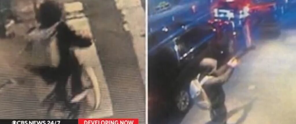 PHOTO Still Shot Of Brian Thompson's Killer Pointing Gun At Him Then ...