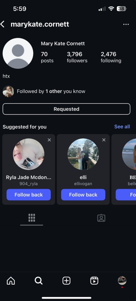 PHOTO Carlos Correa Who Has A Child Is Following Mary Kate Cornett On ...