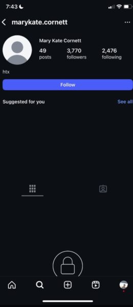 PHOTO Mary Kate Cornett Deleted Her Profile Picture And Went Private ...