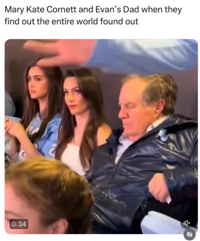 PHOTO Mary Kate Cornett With Boyfriend's Dad Bill Belichick Meme
