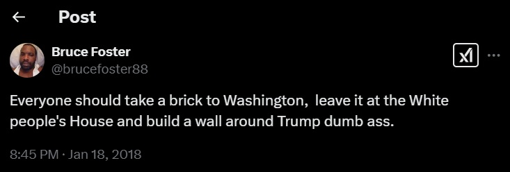 PHOTO New Albany Shooter Bruce Foster Wanted A Wall Built Around Donald ...