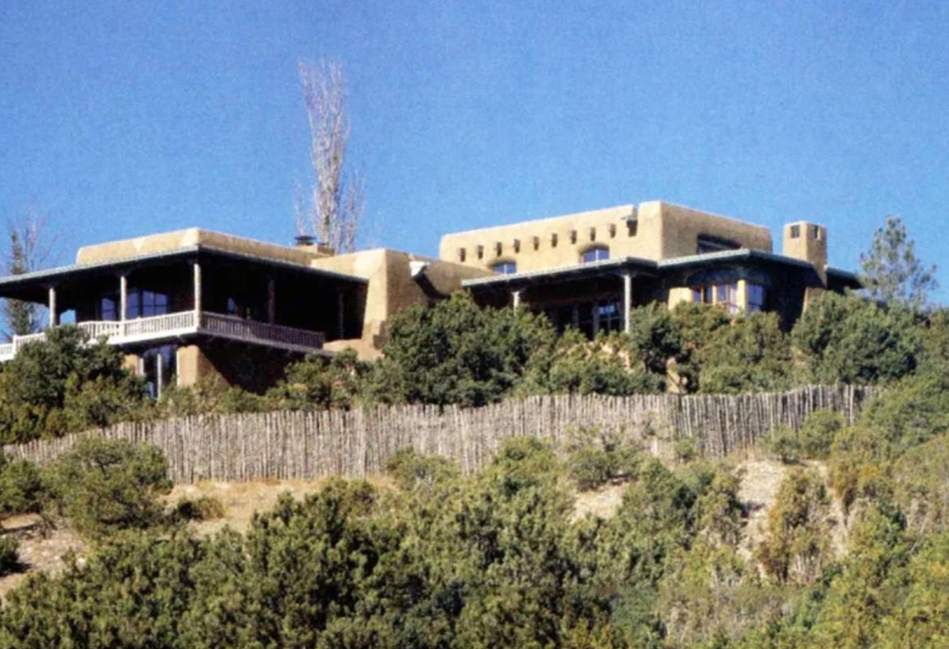 PHOTO Of Gene Hackman's 6 Acre Santa Fe Home From Up On The Hill