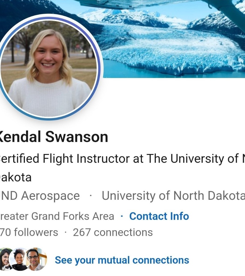 PHOTO Online Says Kendal Swanson Is A Certified Flight Instructor And A ...
