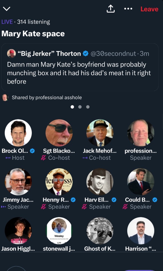 PHOTO There Was A Twitter Spaces Meeting Held To Discuss The Mary Kate ...