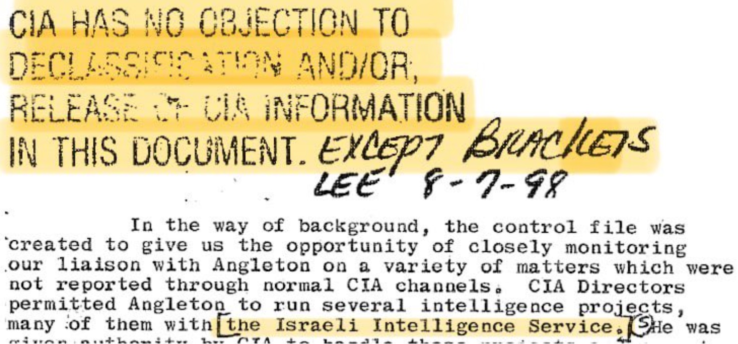 PHOTO CIA Has No Objection To Declassification And Release Of ...