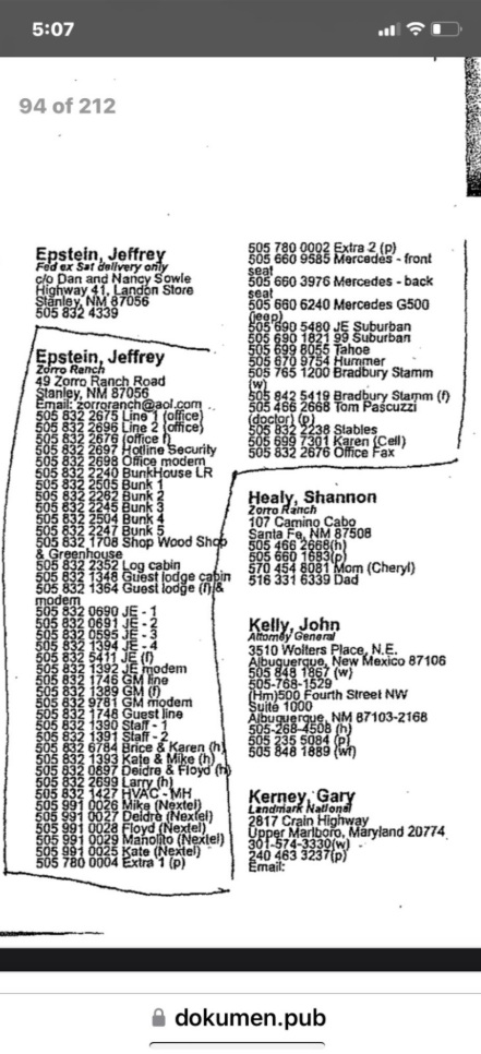 PHOTO Ivanka RFK Jr. Rupert Murdoch Alan Dershowitz Prince Andrew Les ...