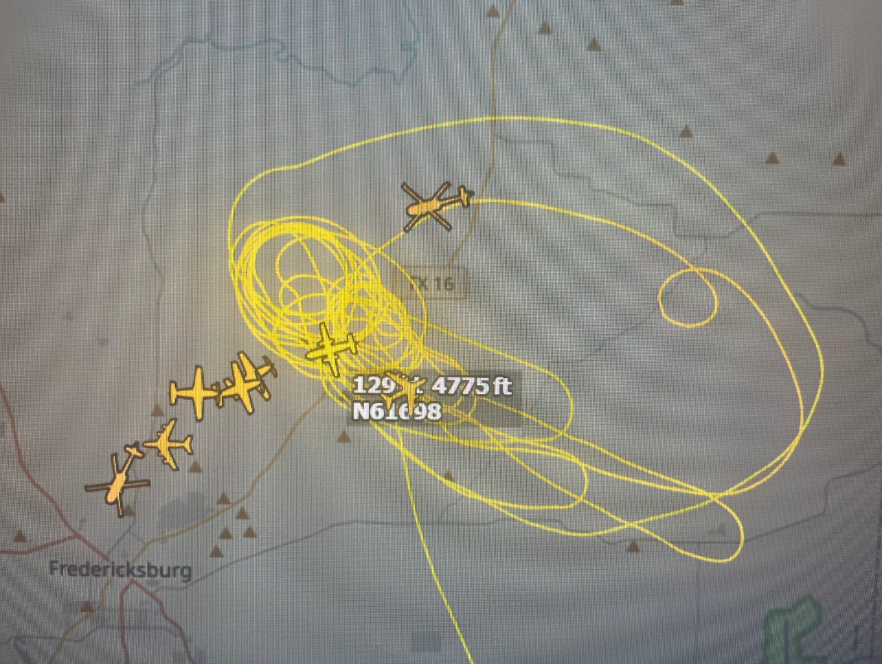 PHOTO Look At All The Aircraft Above Fighting The Fire In Austin Texas