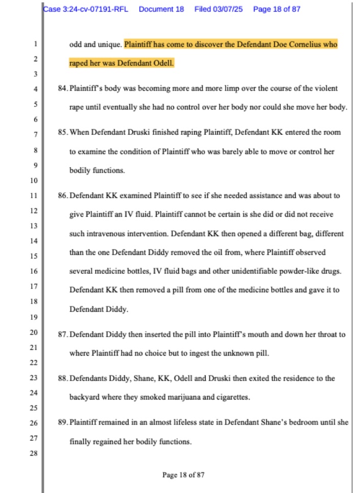 PHOTO Of Ashley Parham's Complaint