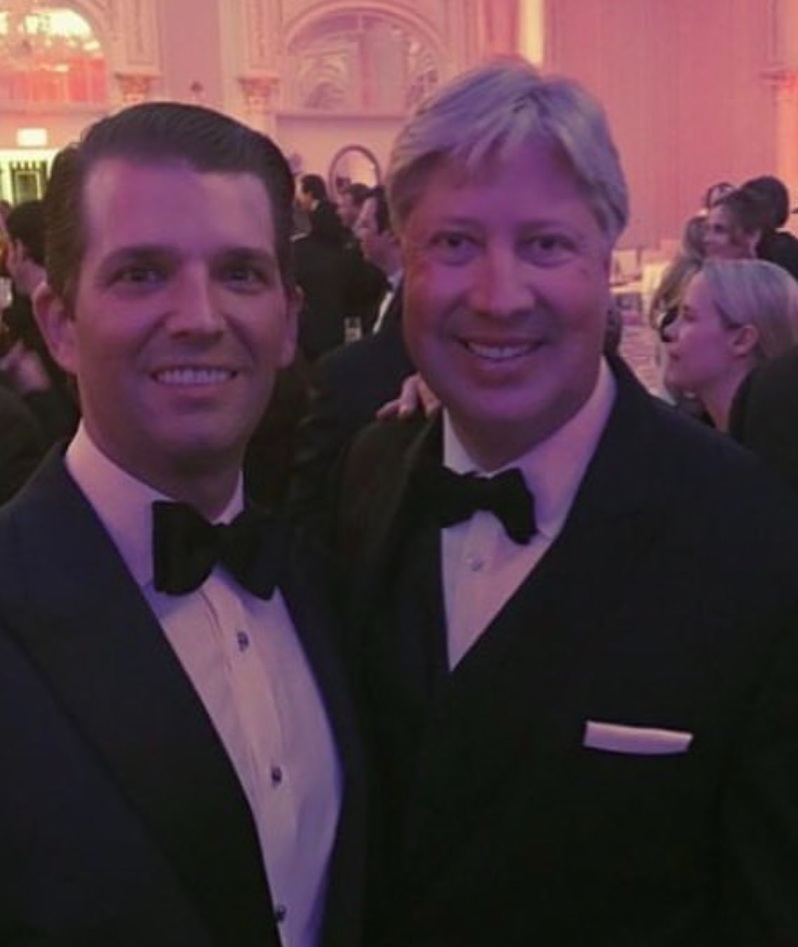 PHOTO Robert Morris With Donald Trump's Sons At An Event