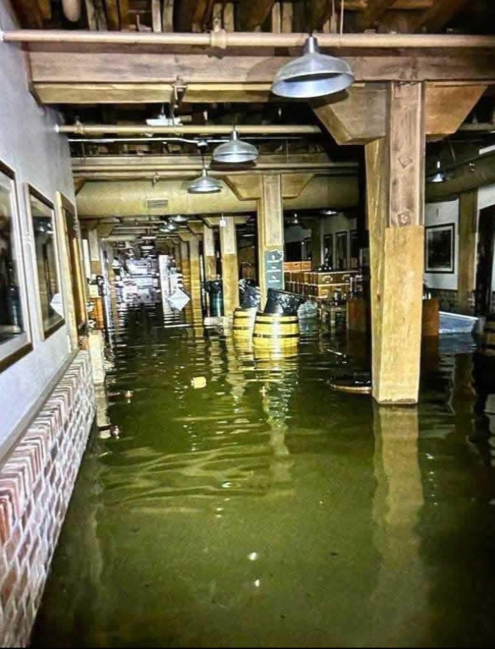 PHOTO 6 Feet Of Green Dirty Water Inside Buffalo Trace Distillery ...