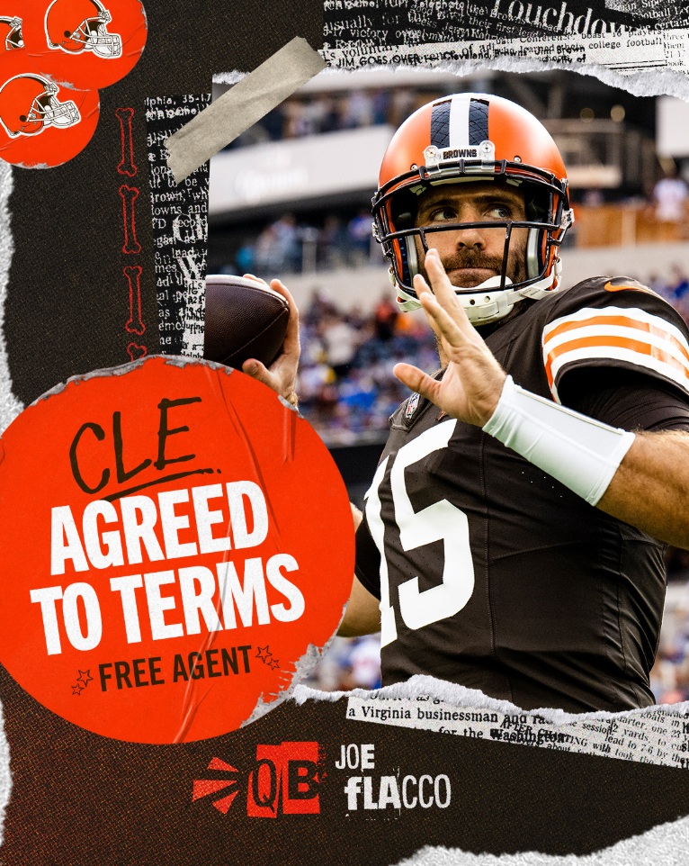 PHOTO Cleveland Has Joe Flacco Fever