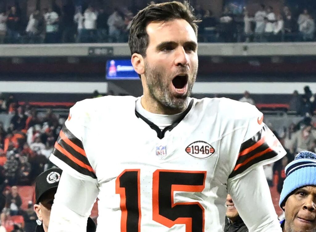 PHOTO How Joe Flacco Feels To Be Back With The Cleveland Browns