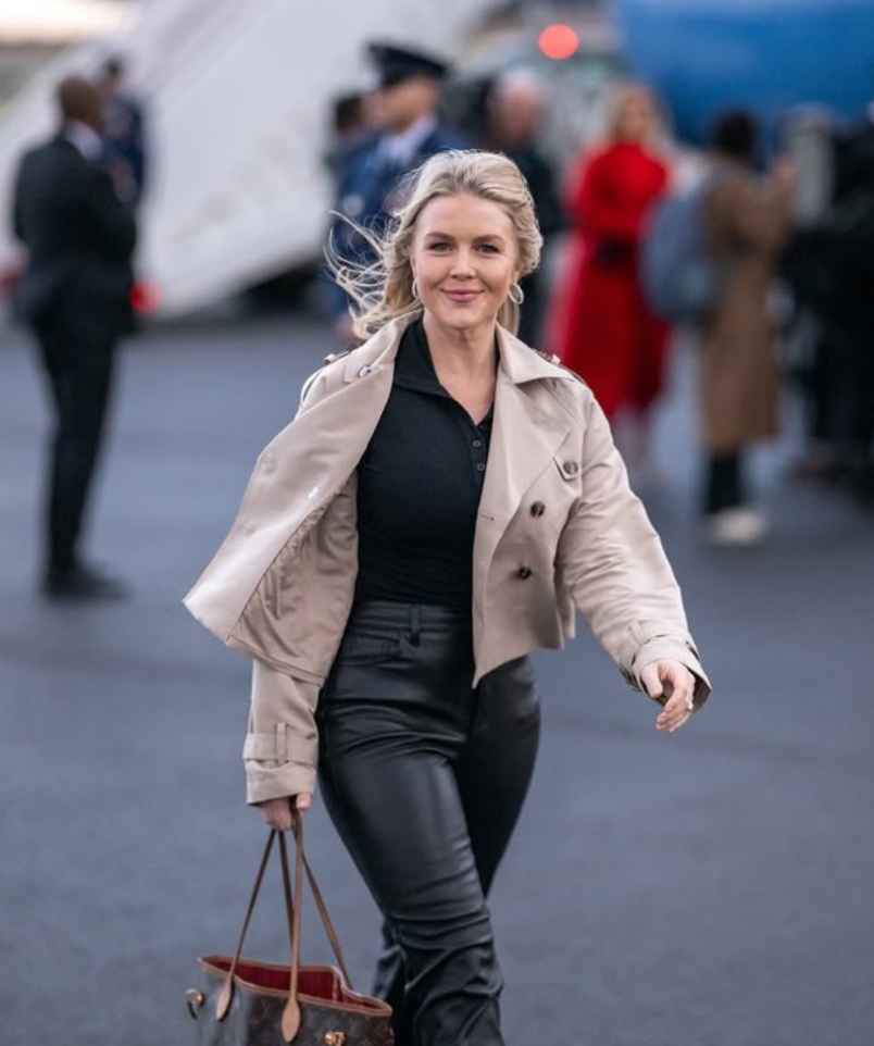 PHOTO Karoline Leavitt Carrying Around A $10K Leather Designer Purse