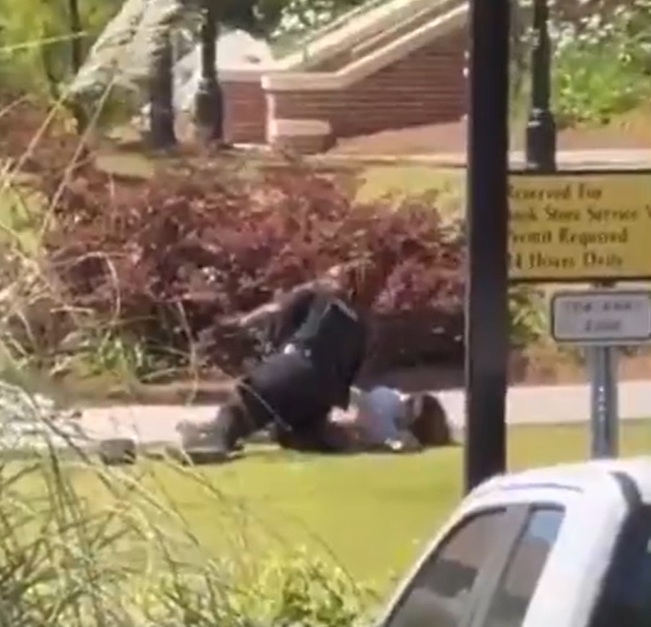 PHOTO Of Phoenix Ikner Getting Tackled And Handcuffed On Florida State ...