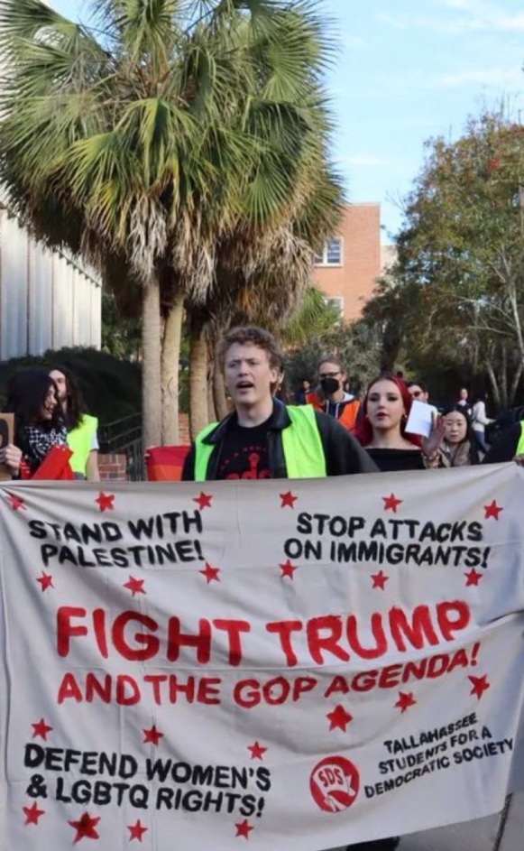 PHOTO Phoenix Ikner At Donald Trump Protest