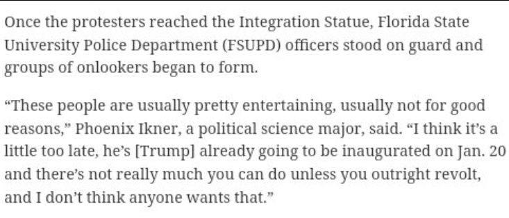 PHOTO Phoenix Ikner Saying There's Not Much You Can Do About Donald ...