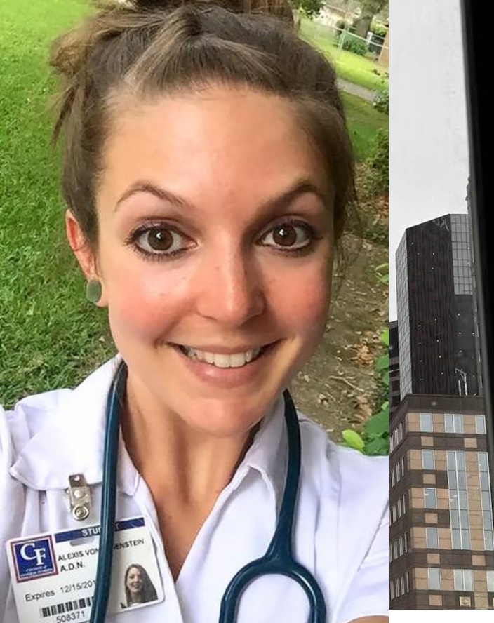 PHOTO Alexis Von Yates Dressed Up Selfie Wearing Nurse Uniform