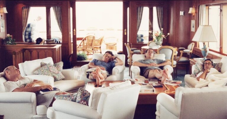 PHOTO Barry Diller Napping On Yacht With David Geffen