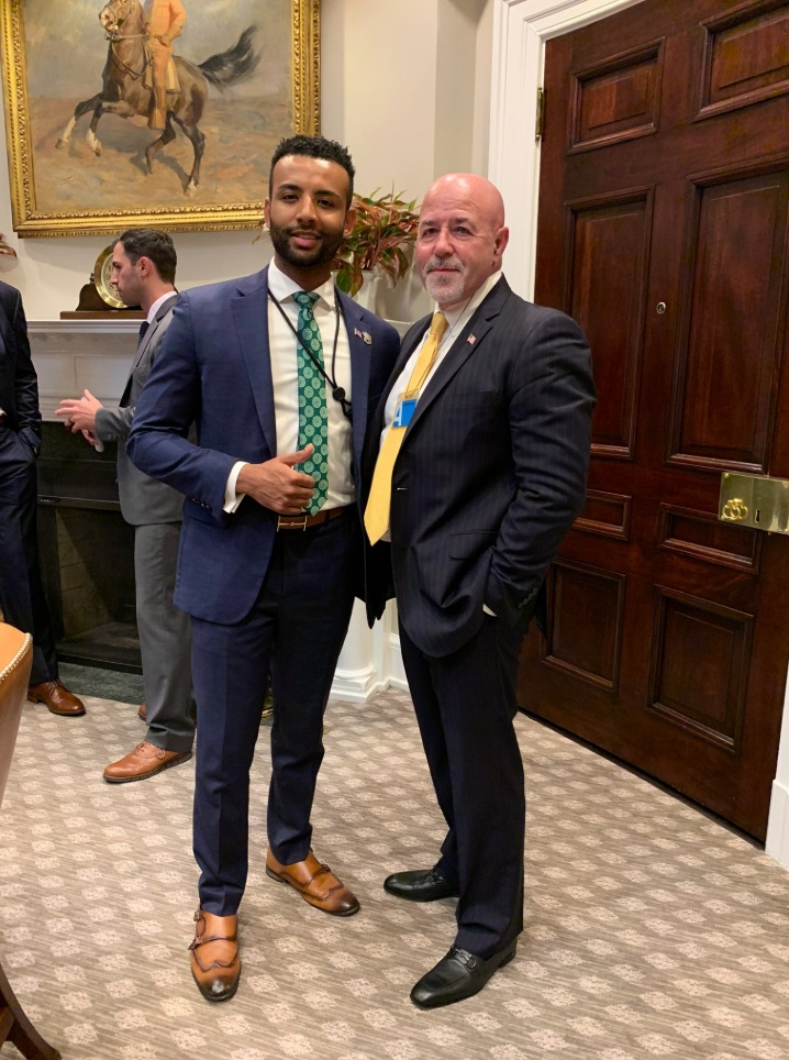 PHOTO Harrison Fields With Bernie Kerik In The White House