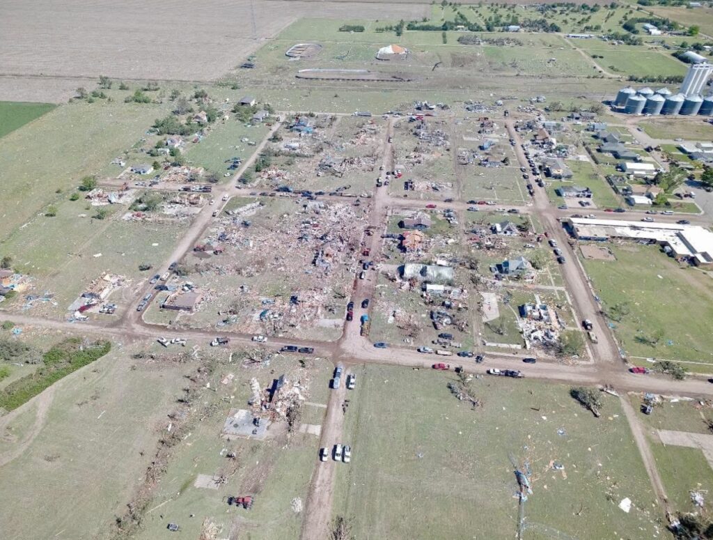 PHOTO Of Massive Tornado Damage In Grinnell Kansas