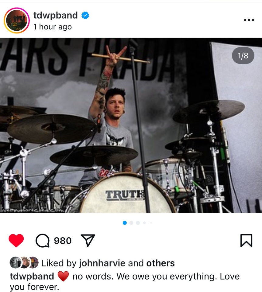 PHOTO The Devil Wears Prada Tribute To Daniel Williams