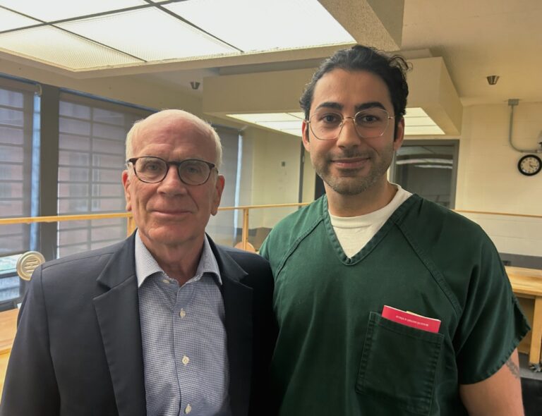 PHOTO US Senator Peter Welch With Mohsen Mahdawi