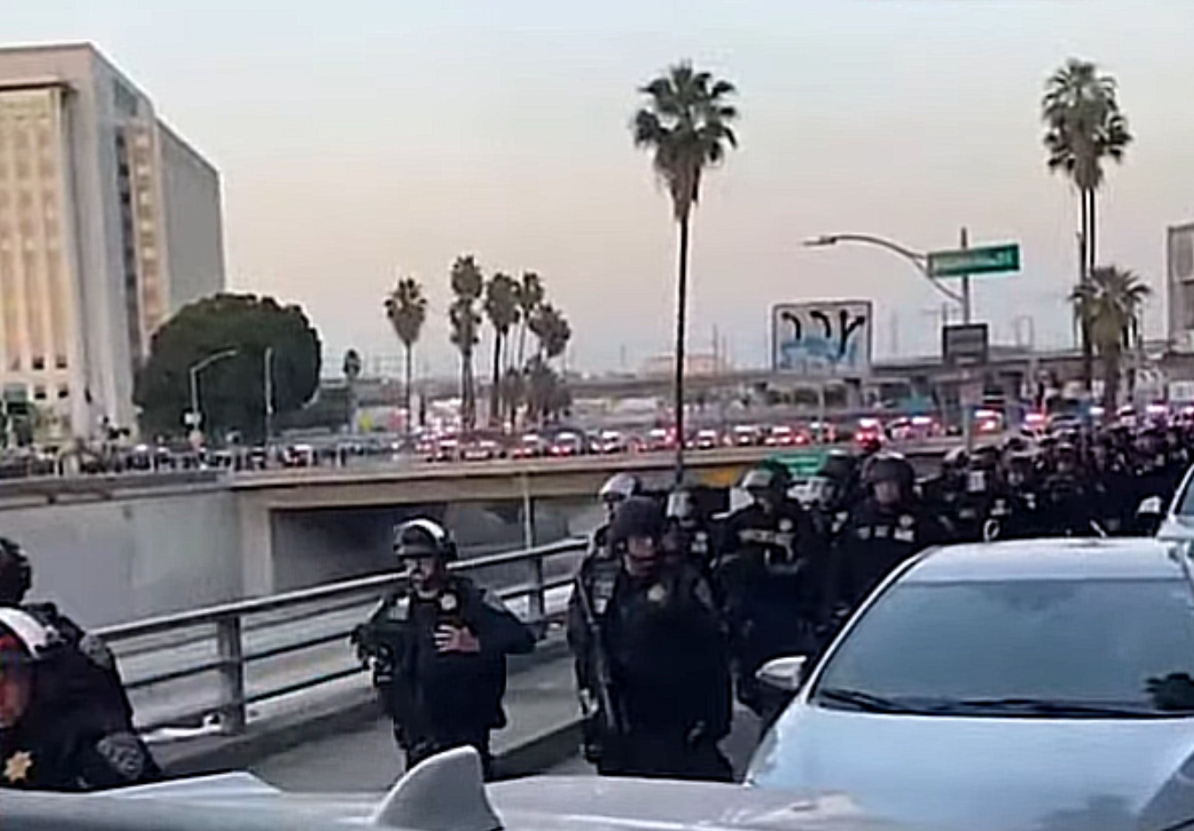 PHOTO Look At How Many Cops Were Mobilized For LA Curfew