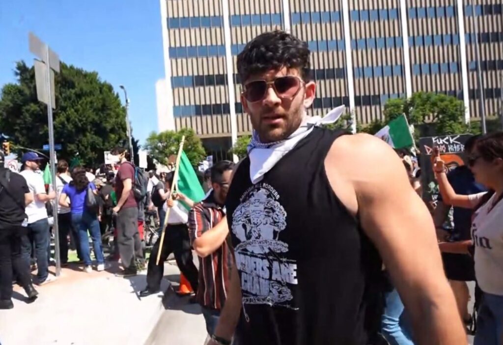 PHOTO Twitch Streamer Hasan Piker At Anti-ICE Protests In Los Angeles