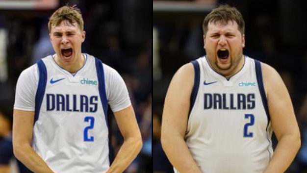 PHOTO Cooper Flagg Looking Fat After Two Years In Dallas Meme