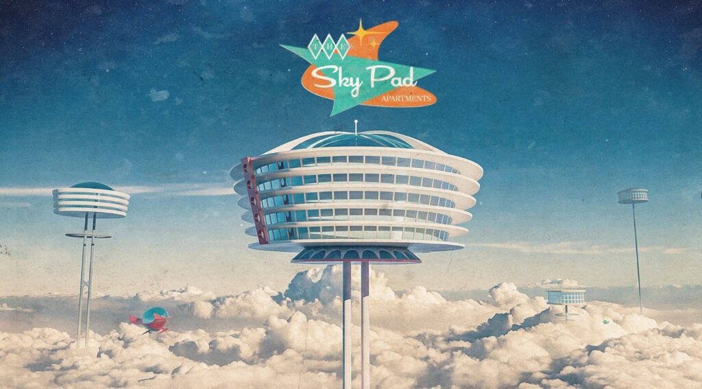 PHOTO Tesla Diner Skypad Rooftop Patio Is Inspired By The Jetsons
