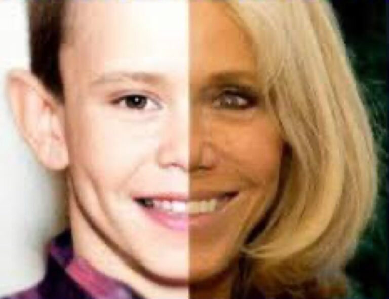 PHOTO What Brigitte Macron Would Look Like If She Was Male And Then ...